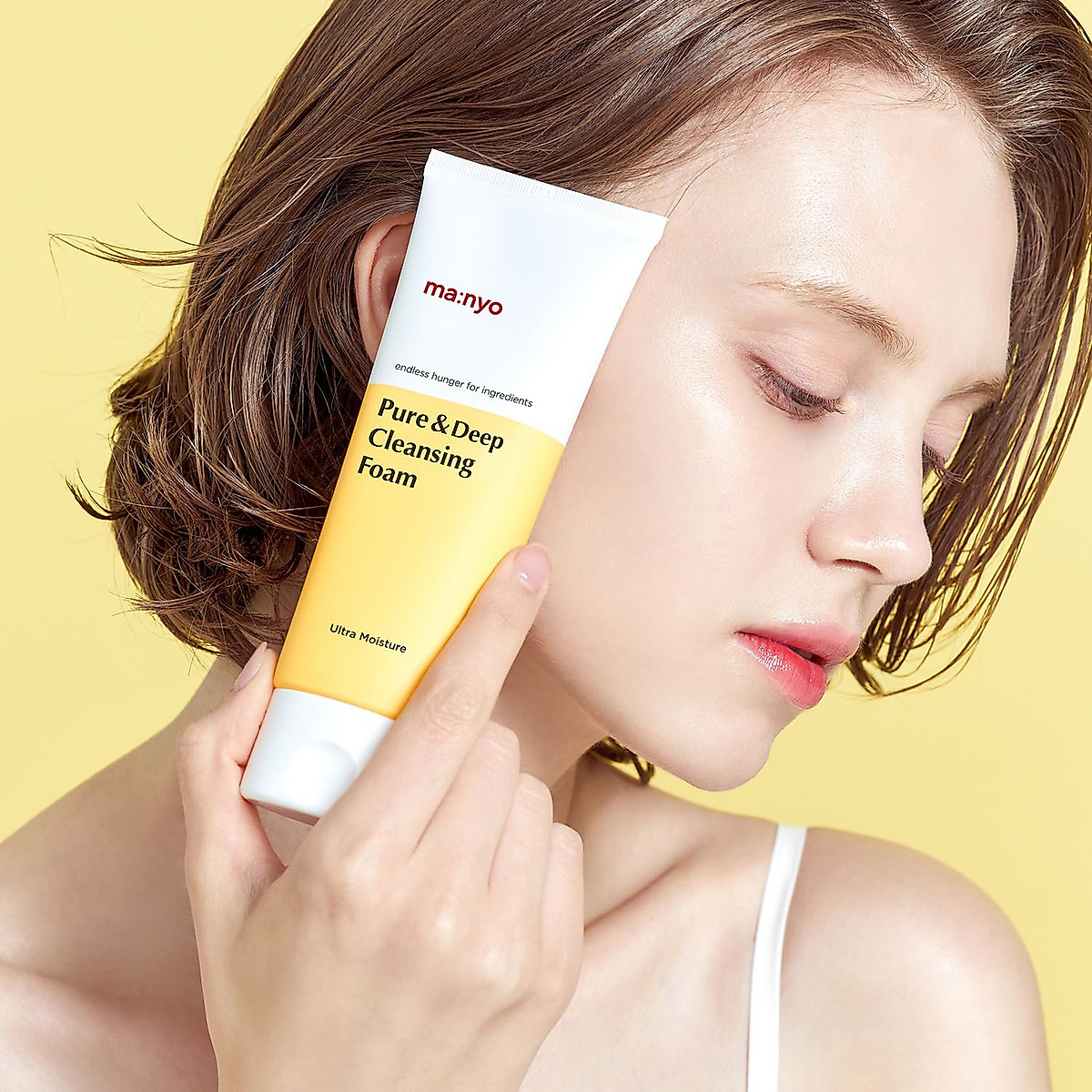 ma:nyo Pure & Deep Cleansing Foam | Gentle Face Wash with Natural Ingredients | Removes Impurities & Excess Sebum | Suitable for All Skin Types | Korean Skincare 6.7 fl oz (200ml)