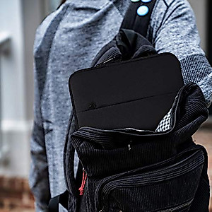 15.6 Inch Laptop Sleeve Chromebook Case for HP Envy x360/Pavilion 15.6, Acer Aspire 5/Nitro, ASUS Vivobook 15, Dell Inspiron 15 3000 5000, Lenovo Ideapad Thinkpad, Black