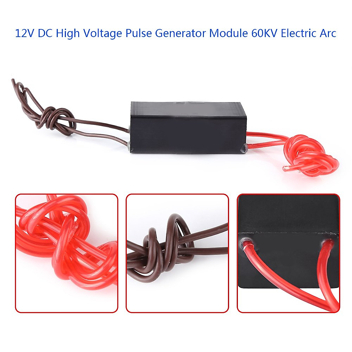 YWBL-WH High Voltage Generator Module DC 12V High Voltage Pulse Generator 60KV Super Arc Ignition Coil Module