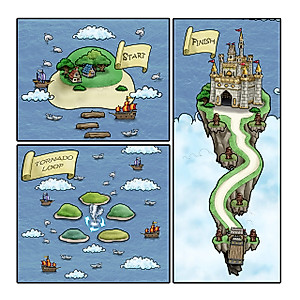 Mathemagical World - Addition & Subtraction Math Board Game for Kids, 2-4 players, Ages 5+ and Perfect for Homeschool, Kindergarten, Pre-k, and Gifted & Talented Prep