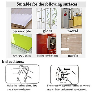 Whaline 30 Packs Suction Cup Plastic Sucker Pads Without Hooks, Clear, 3 Size, 45 mm, 30 mm, 20 mm