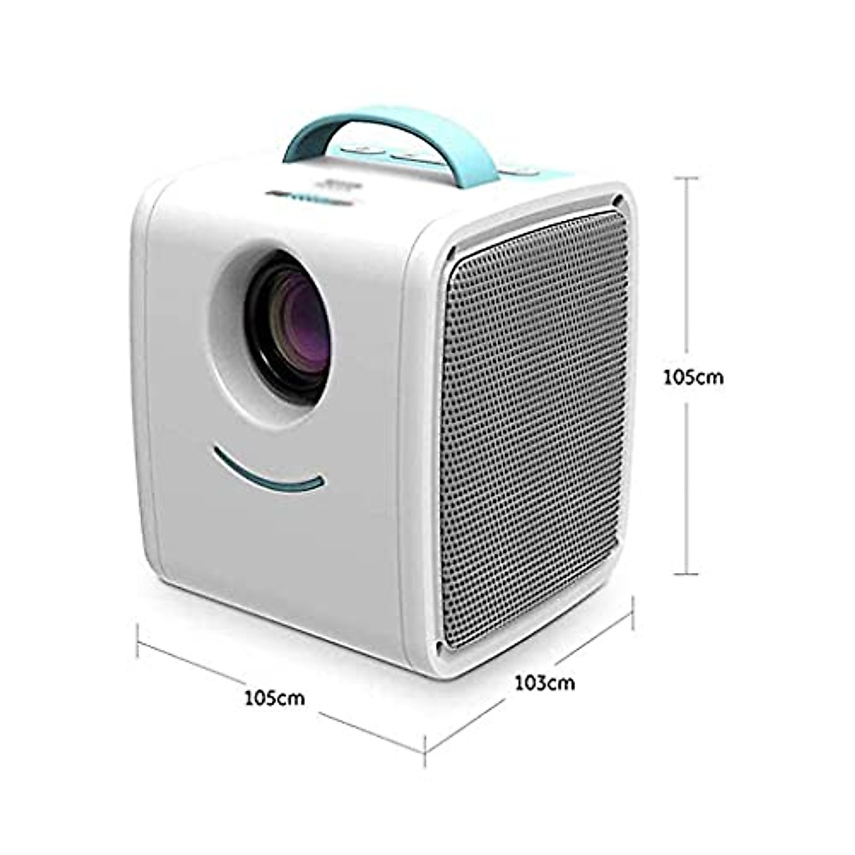 KXDFDC Projector, Projector Portable Movie, More for Movies, TV and Gaming, LED Projector