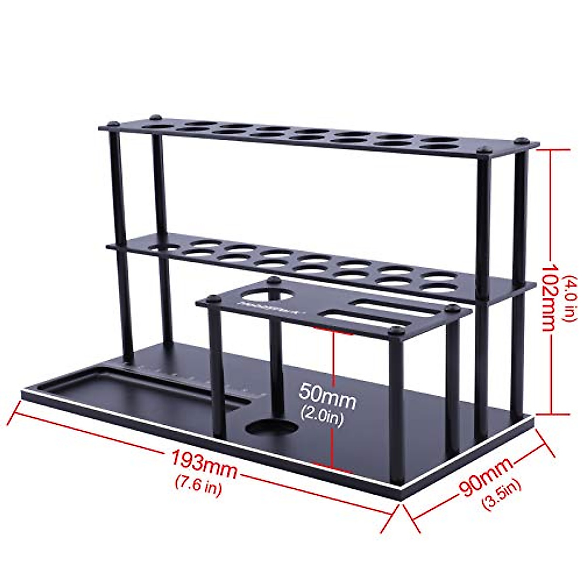 HobbyPark Screwdriver Organizer Tool Holder RC Tools Stand (Unassembled) for RC Cars Trucks Quadcopters Drones Helicopters Airplanes Boats Models