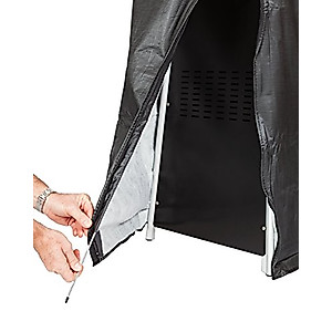 Fire Sense 60949 Vinyl Cover Full Length Outdoor For Patio Heaters With Square Reflectors Heavy Duty 10 Gauge Felt Lined Waterproof Weather Resistant With Zipper - Square Patio Heater