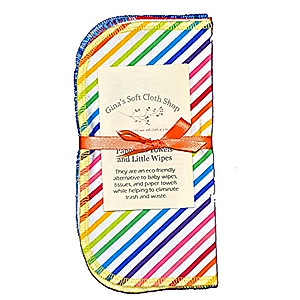 1 Ply Printed Flannel 8x8 Inches Set of 5 Color Me Happy