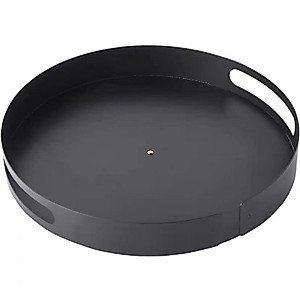 Lazy Susan Organizer, LALASTAR Lazy Susan Turntable for Cabinet, Metal Lazy Susan Kitchen Spice Rack Organizer, Black Lazy Susan for Countertop, Panty, Refrigerator, 11.5"