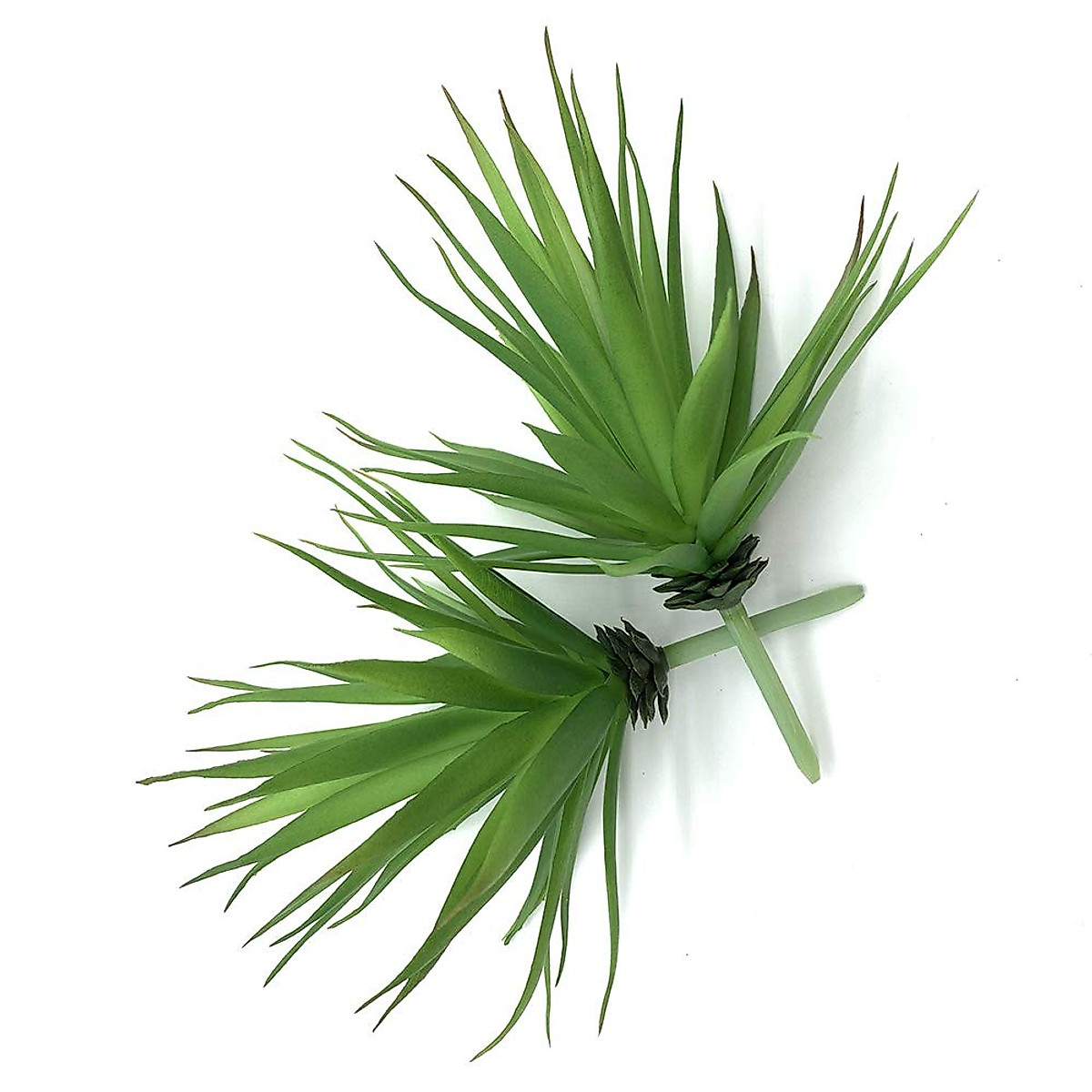 EBUYOM 2 PCS Artificial Succulents Plants Real Touch Lifelike Succulants Plants Faux Greenery Plants Garden DIY Home Office Decoration Ornament (Agave)