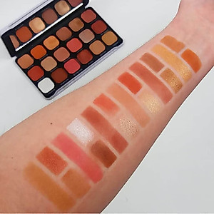 Makeup Revolution Forever Flawless Decadent, Eyeshadow Palette, Create Long-Lasting Eye Makeup Looks, Vegan & Cruelty-Free, 20g