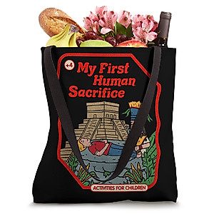 My First Human Sacrifice Occult Goth Vintage Childgame Tote Bag