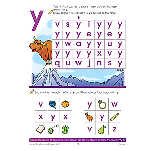 School Zone - Alphabet Workbook - 64 Pages, Ages 3 to 5, Preschool, ABC's, Letters, Tracing, Alphabetical Order, and More (School Zone Get Ready!™ Book Series)