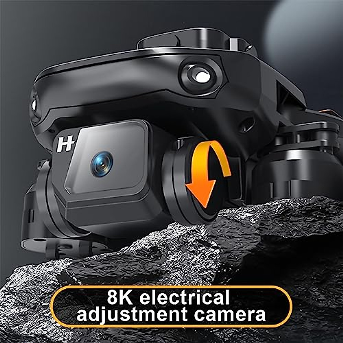 Drone With Camera For Adults, Foldable Fpv Drone With Electrionic Regulation Dual 1080p Wifi Camera Gesture Control Rc Quadcopter For Kids Adults