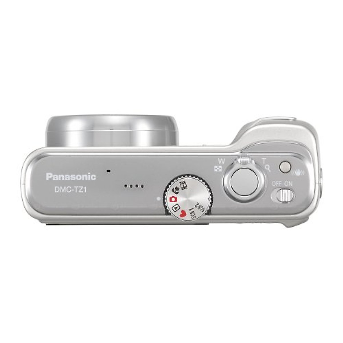 Panasonic Lumix DMC-TZ1S 5MP Compact Digital Camera with 10x Optical Image Stabilized Zoom (Silver)