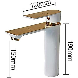 Kitchen Taps Kitchen Tap Faucets Basin Faucets White Large Bathroom Faucet Waterfall Bathtub Water Faucets Brass Basin Sink Faucet Deck Mounted