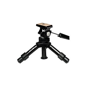 SLIK Mini-Pro V Tripod with 2-Way Pan/Tilt Head - Black