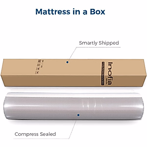Inofia Folding Mattress, 6 Inch Trifold Memory Foam Mattress with Ultra Soft Bamboo Cover, Non-Slip Bottom & Breathable Mesh Sides, Foldable & Portable - Single Size (75" x 25" x 6")