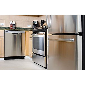 Stainless Steel Rust Remover & Cleaner, NSF Approved Safe for Food Areas. Non-Toxic Stainless Steel Cleaner for Appliances is Perfect for Rust Stains, Your Fridge, Best Knife or Pan & more (17 oz)