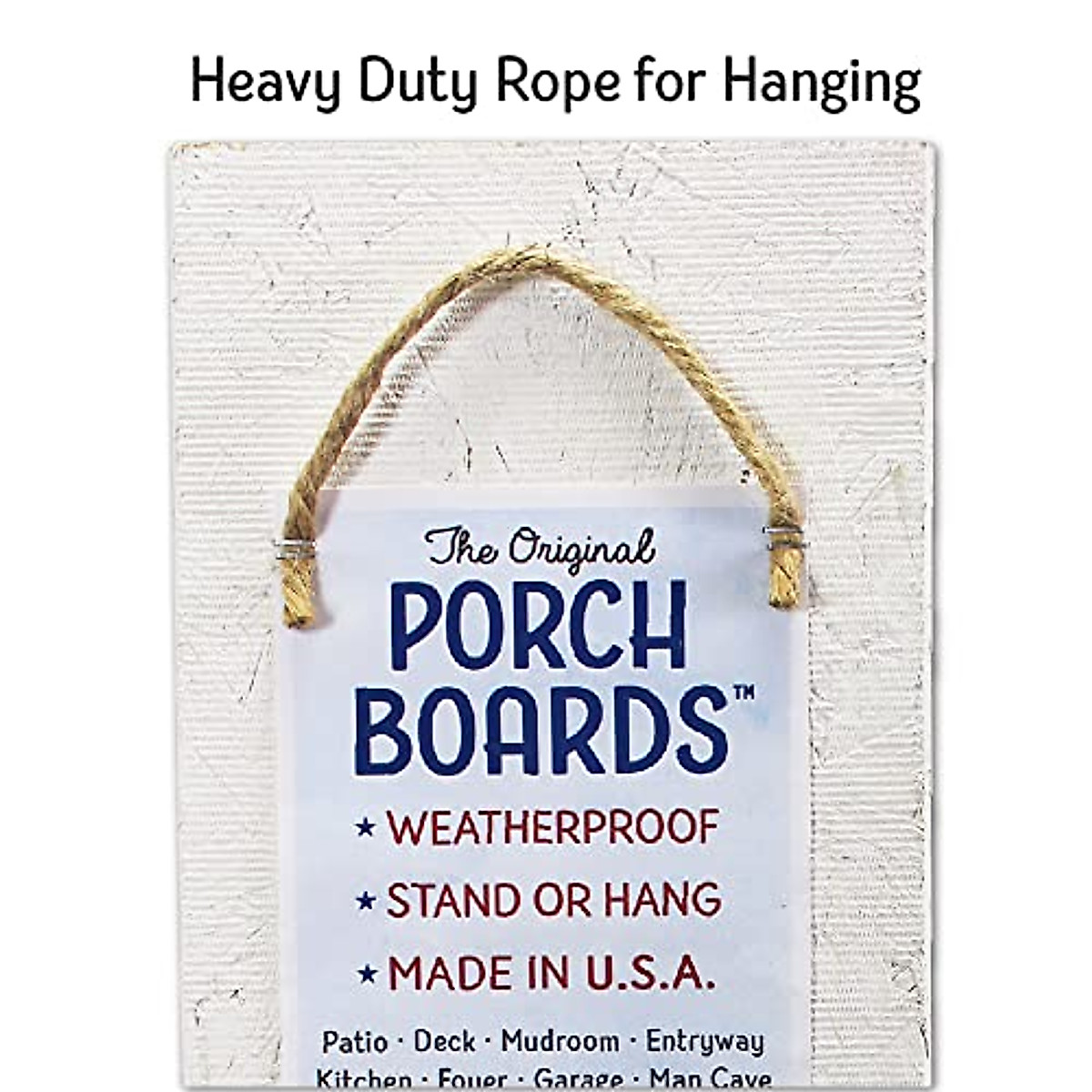 Shop My Word! Daisy Porch Board Welcome Sign - Indoor/Outdoor