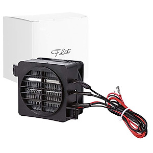 Fdit PTC Car Fan Air Heater for Small Room Space (12V 100W)