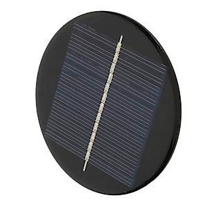 6V Solar Panel Waterproof Circular Solar Panel for Home Outdoor Use