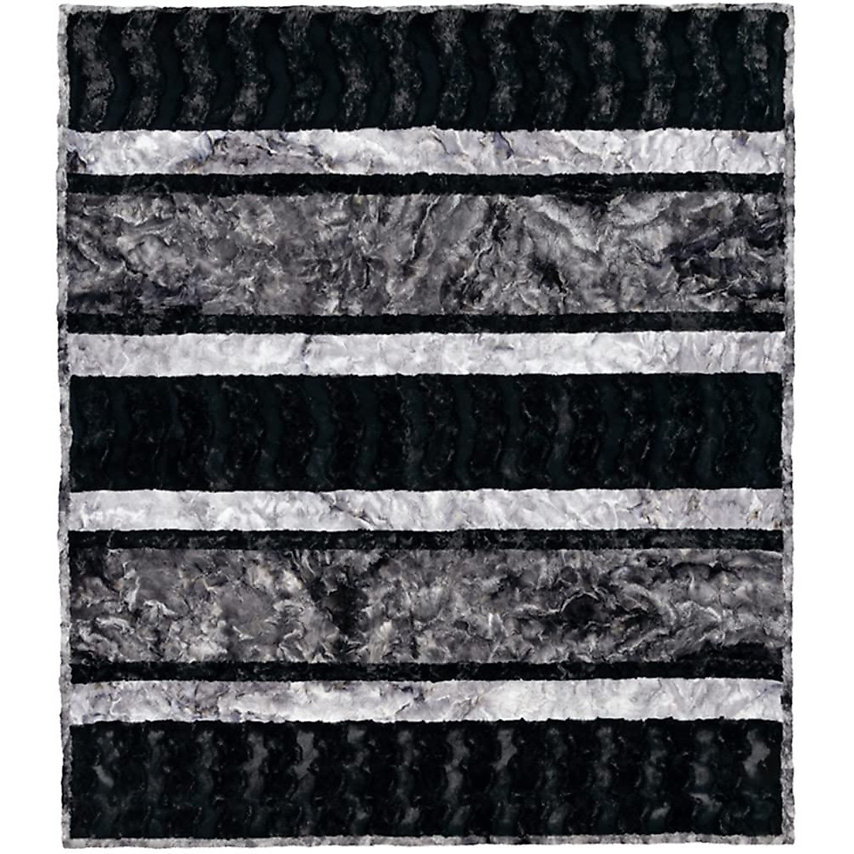 Minky Crazy 8 Back in Black Cuddle Kit Quilt Kit Shannon Fabrics