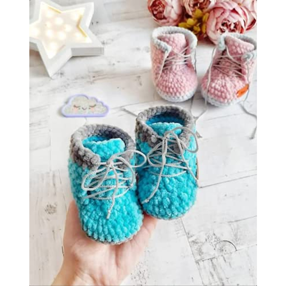 Troyarn Velvet Chenille Baby Blanket Yarn Amigurumi Yarn for Crocheting and Knitting Super Bulky 100 gr (132 yds) (10132 - Dark Green)