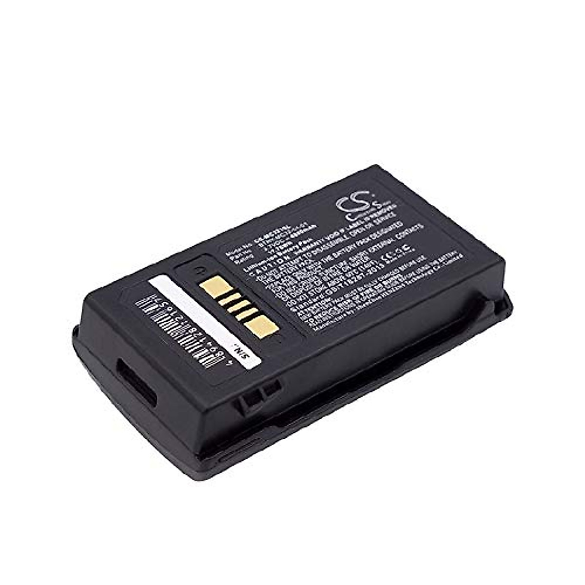 XSP 4800mAh Replacement Battery MC32N0, MC3200, MC32N0-S PN 82-000012-01, BTRY-MC32-52MA-10, BTRY-MC33-52MA-01, BTRY-MC32-01-01