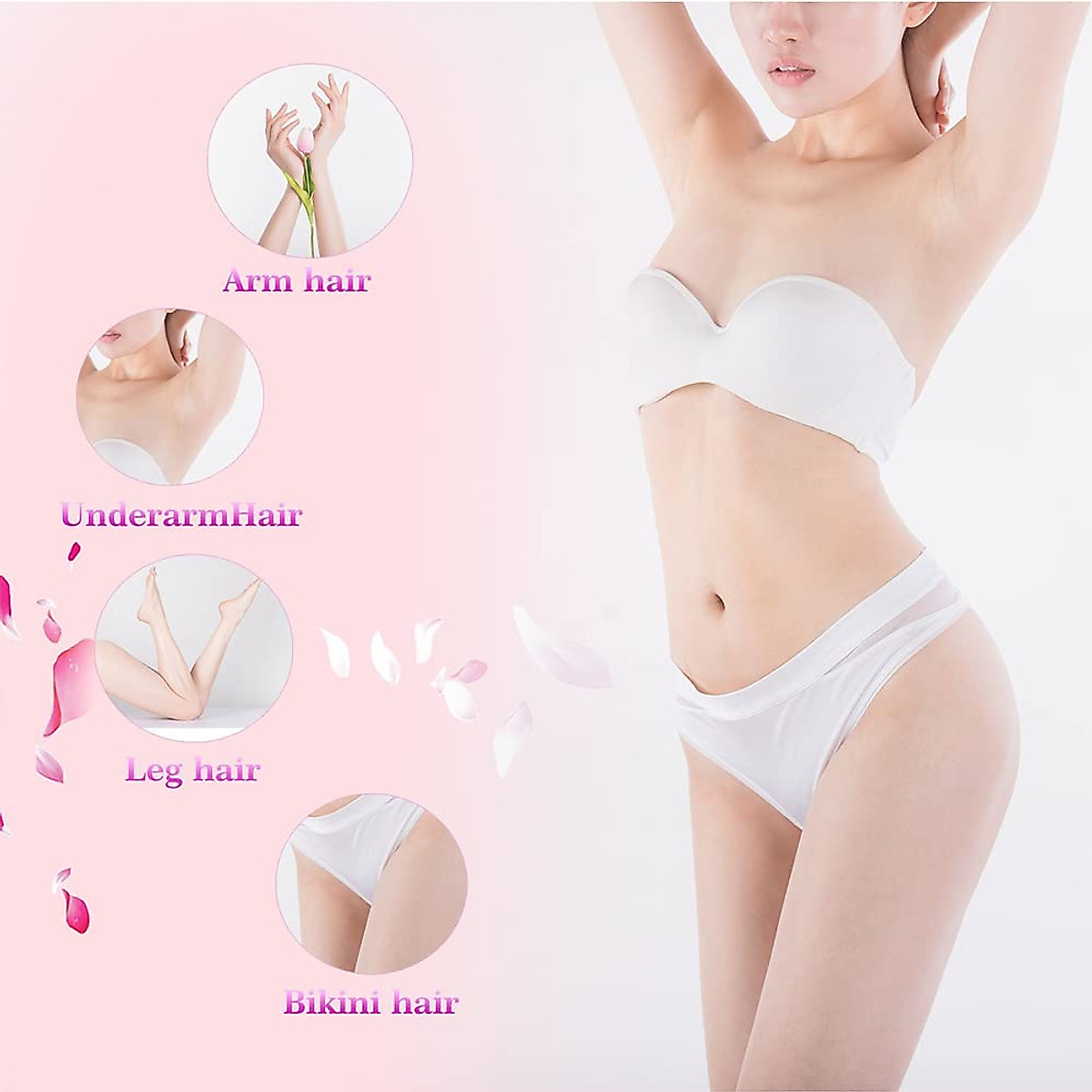 Disposable Blade Razor 20 PCS with individed pack, unisex dry/wet use hair removal, Safety Hygiene Protable