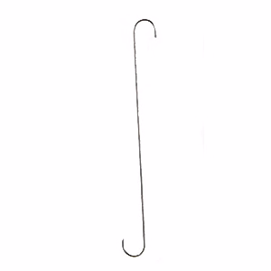 Glamos Galvanized Heavy Duty Extension Hooks, 12-Inch, 25-Pack
