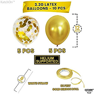 We Are So Proud of You Balloons - 16 Inch | Gold We Are So Proud of You Banner with Confetti Balloons | Gold Graduation Party Decorations 2023 | Graduation Balloons, College Graduation Decorations