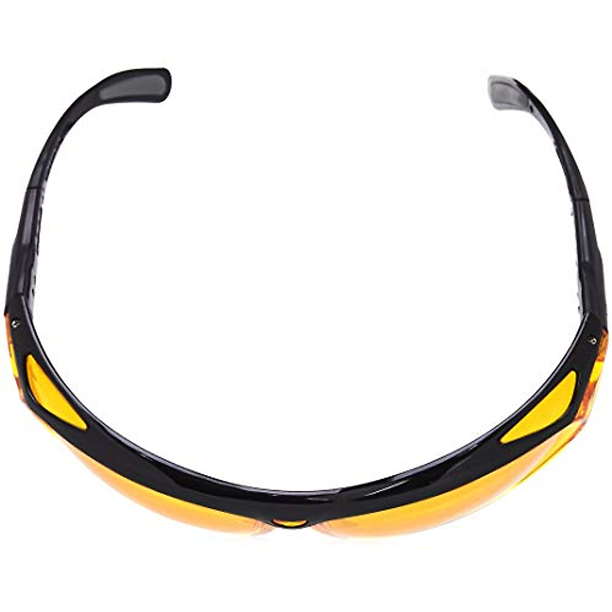 Amazon Basics Blue Light Blocking Safety Glasses Eye Protection, Anti-Fog, Orange Lens - 3-Pack