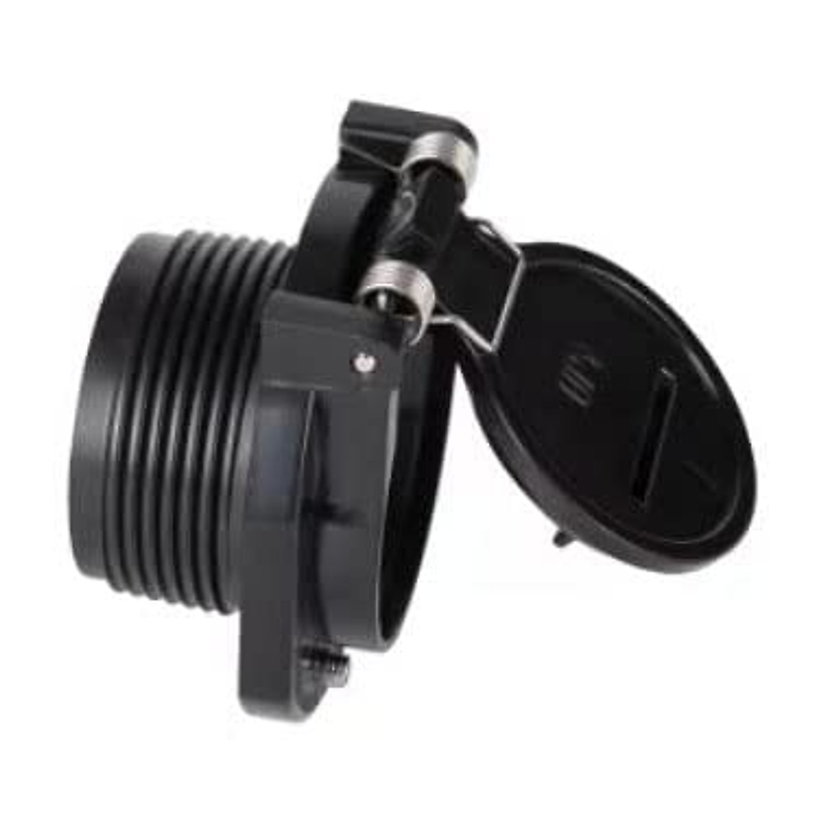 ATIE Pool Free Rotation Snap-Lock Vacuum Vac Lock Safety Wall Fitting W400BBKP/600-2201 for Zodiac, Hayward, Pentair Suction Pool Cleaners (Black)