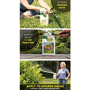 CedarStop 32 Ounce Essential Oil Yard Spray - Plant Based Flea, Tick and Mosquito Repellent Pest Control Spray Treatment and Insect Killer - Safe Around Kids, Pets, and Plants