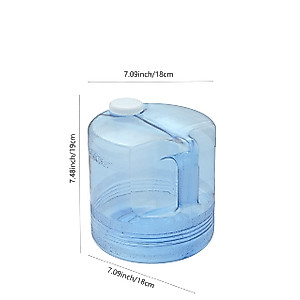 1 Gallon/ 4L Plastic jug for Home/Dental/Beauty Water Distiller, Replacement Glass Collection Bottle, Distiller Water Container, Compatible with Most Countertop Water Distiller