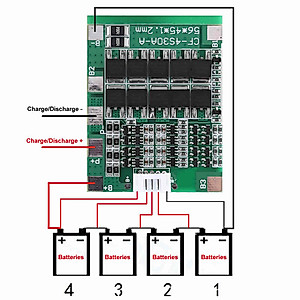 Board 4S 30A 14.8V PCB Li-ion Lithium Battery Board with Balance