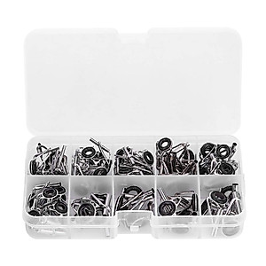 Convenient Corrosion-Resistant Sturdy Firm Fishing Rod Tips Replacement Kit, Fishing Rod Tips, Camping Hiking for Fishing Fishing Lovers