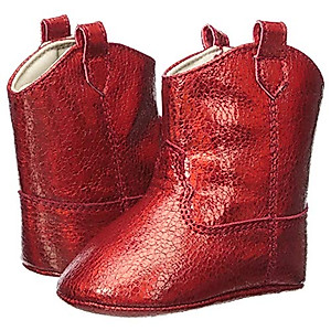 Baby Deer Girls' 02-4973 Western Boot, Red, 1 Regular US Infant
