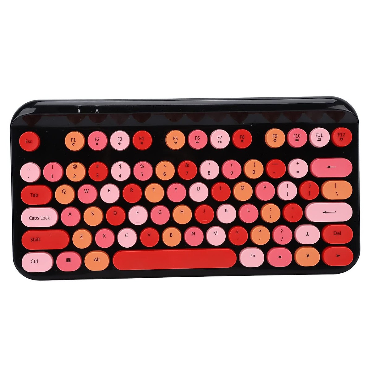 TOPINCN Wireless Keyboard Mouse, 2.4GHz Technology Gaming Keyboard Mouse for Computer (Red Black)