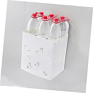 Cabilock Clothes Hamper for Cloth White Bedroom Household Mount Laundry Bag Baskets Foldable Organizer Wall Storage Plastic Multi-Function Hanging Collapsible Sorter Home Organization