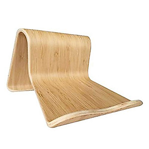 MOCOHANA Vinyl Record Display Stand Shelf Premium Wood LP Album Storage Holder Home Office Storage Rack Compatible with All CDs,Burlywood