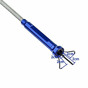 Grabber Tool Grab Reach Tool 360 degree flexible gripper tool Four-claw magnetic pick-up tool with LED light, flexible waste picking tool (01-Picker)