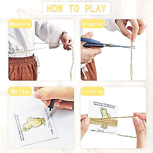 AllKnow 40 Guests Game, Includes 40 Cards and Other Acessories Classic Winnie Baby Shower Games, Sign with 40 Card Name Tag Girl or Boys