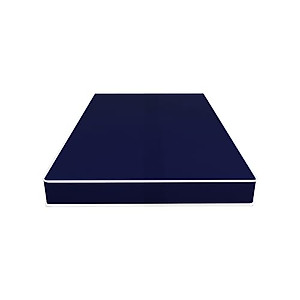 Greaton, 5/7/8/10 Inch Medium Firm Water-Resistance Vinyl Foam Mattress, Easy to Clean, Comfortable & Noise Free, Full, Blue