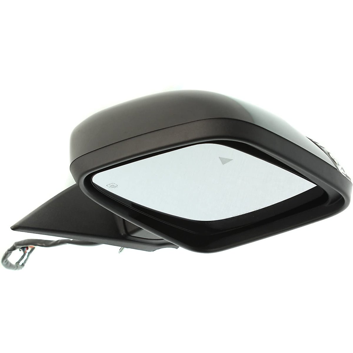 Kool Vue Driver & Passenger Side Power Heated Mirrors for Dodge Durango 2011-2022 With Signal Light, Blind Spot Monitor & Memory; Without Auto-Dimming Paintable