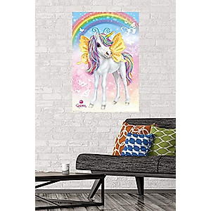 Trends International Animal Club - Unicorn Wall Poster, 22.375" x 34", Unframed Version