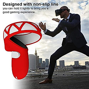 VR Controller Grip Cover for Oculus Quest Accessories, Touch Controller Grip Accessories, Oculus S Accessories Silicone Protection Cover, Handle Protective Sleeve for Oculus Quest2