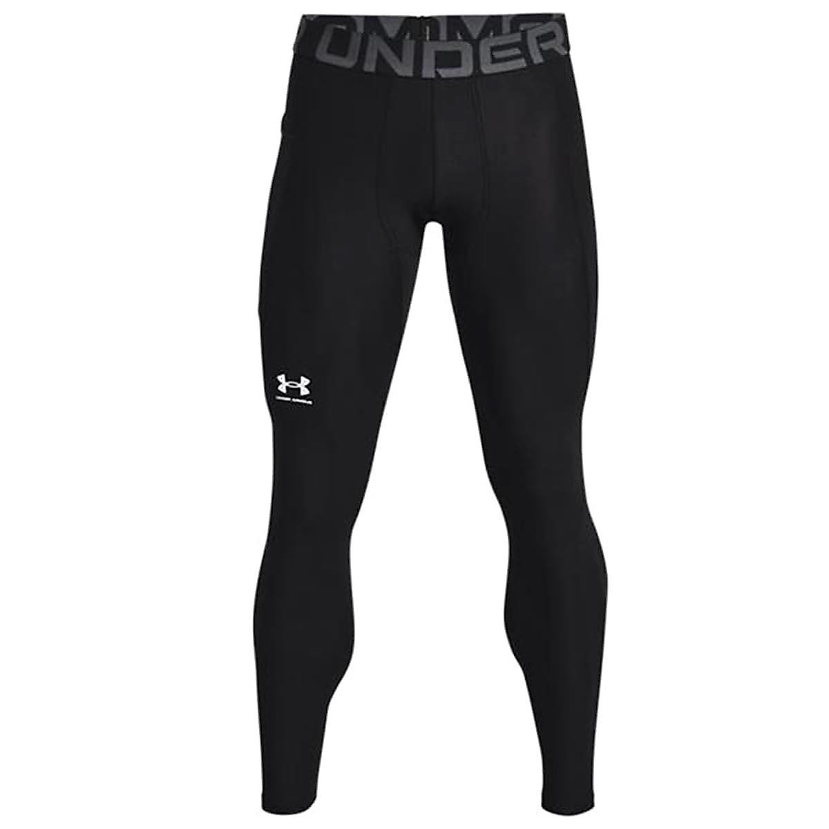 Under Armour Men's HeatGear Armour Leggings , Black (001)/Pitch Gray, X-Large