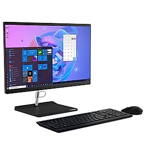 Lenovo V30a All-in-one Desktop Computer, 21.5" FHD IPS Anti-Glare Display, 16GB DDR4 RAM, 1TB PCIe SSD, Intel Core i3 Processor, Wi-Fi, Webcam, DVD-RW, HDMI, Extra Monitor Support, Windows 11 Pro