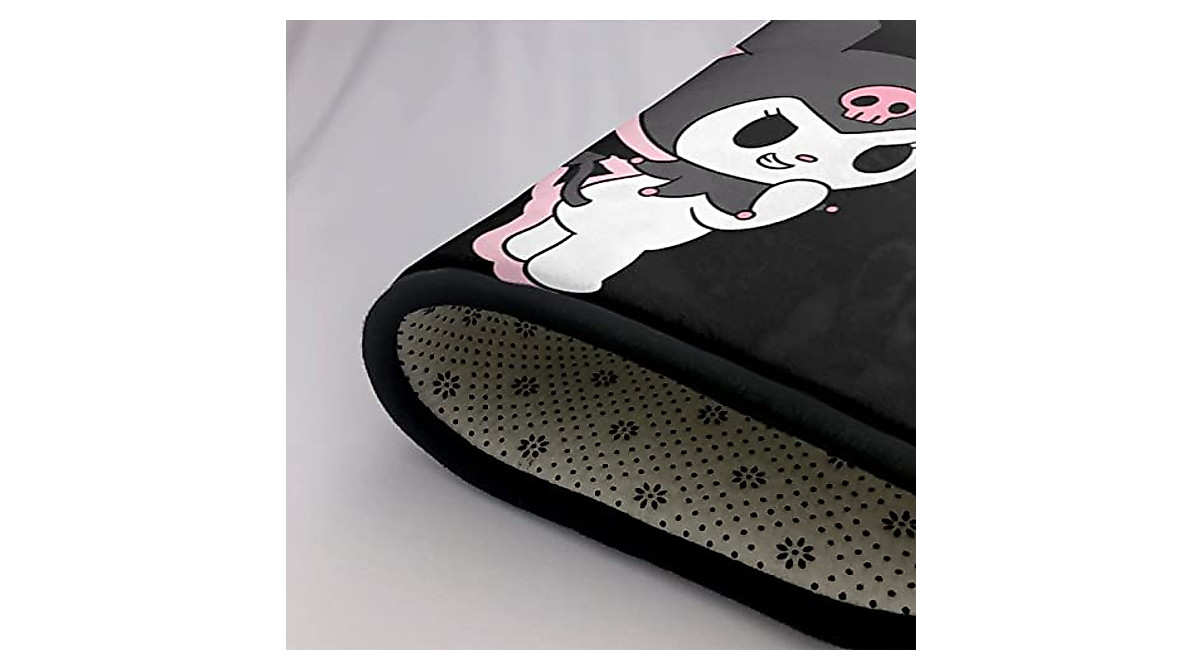 Kuromi Anime My Melody Area Rug - Soft Flannel, Non-Slip Floor Decor