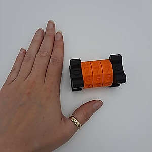 HERO Creations Life Counter 3 Rings Black Ends Magic The Gathering - RPG - Gloomhaven - Board Gaming (Green/Black)