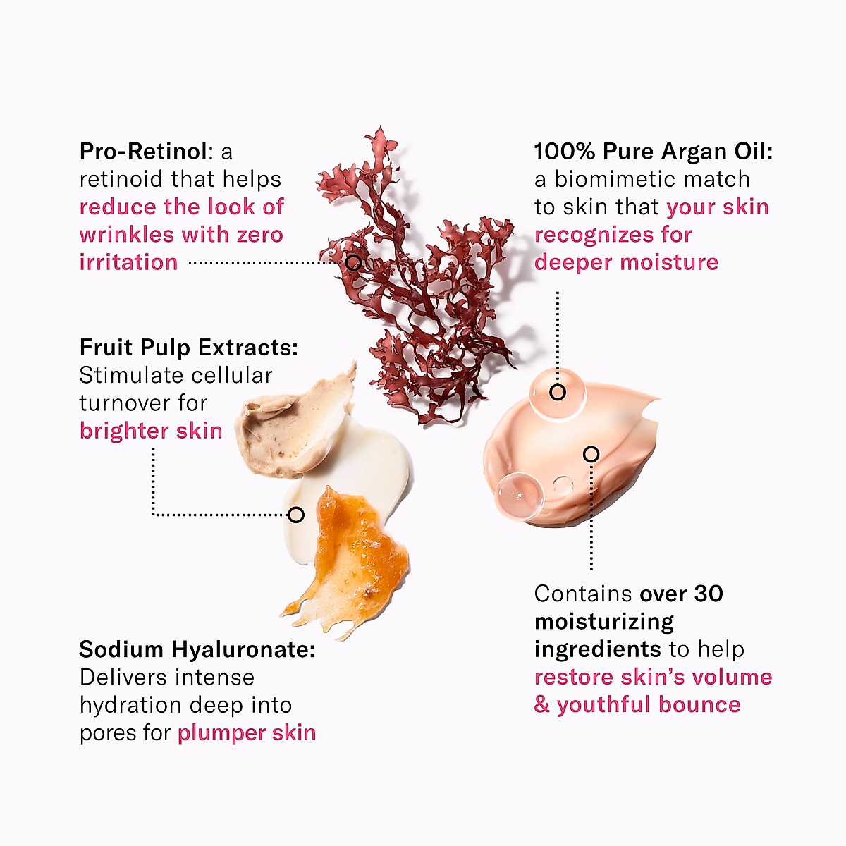 Josie Maran Pro-Retinol Face Cream - Anti Aging Retinol Cream with Pure Argan Oil & Aloe Juice - Delivers Intense Hydration for Plumper Skin & Reduces Wrinkles with Zero Irritation (1.69 oz)